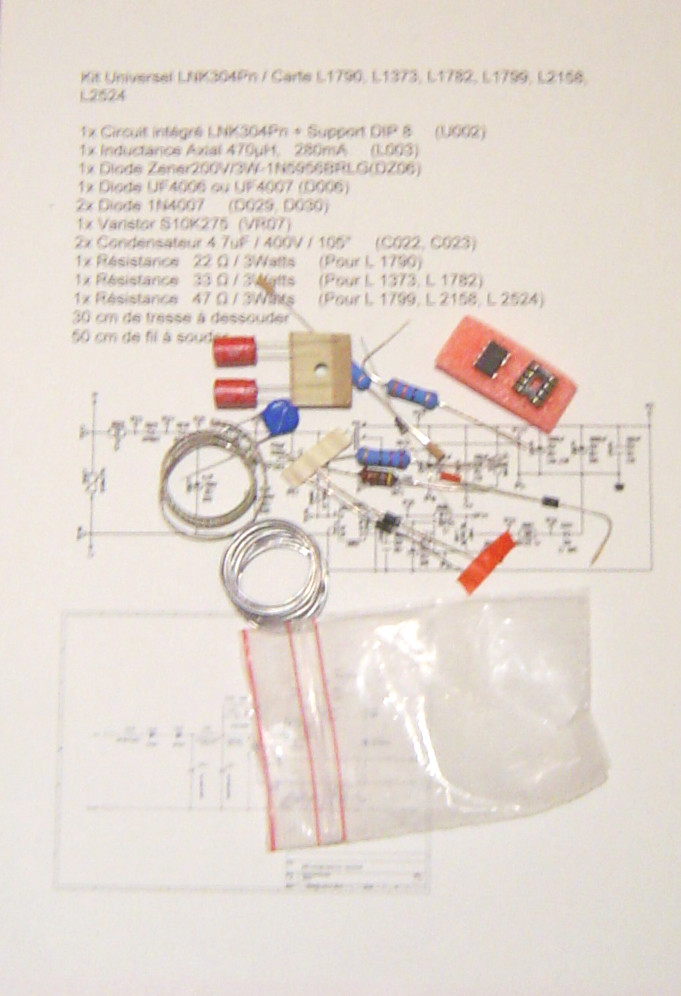 Kit Universel LNK304PN pour Carte L1790, L1373, L1782, L1799, L2158 ...