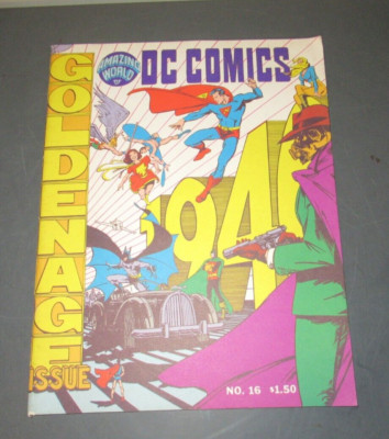 AMAZING WORLD OF DC COMICS #16 - 1977 - GOLDEN AGE JSA SPECTRE PLASTIC ...