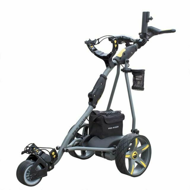 Pro Rider EX09028 12V 36Ah 36 Hole Electric Golf Trolley - Black/Yellow ...