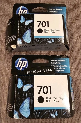 Genuine HP 701 CC635A Black Ink Cartridge Hp Fax 640 650 2140 Sealed ...