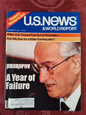 U S NEWS World Report Magazine November 14 1983 Russia USSR Andropov | eBay