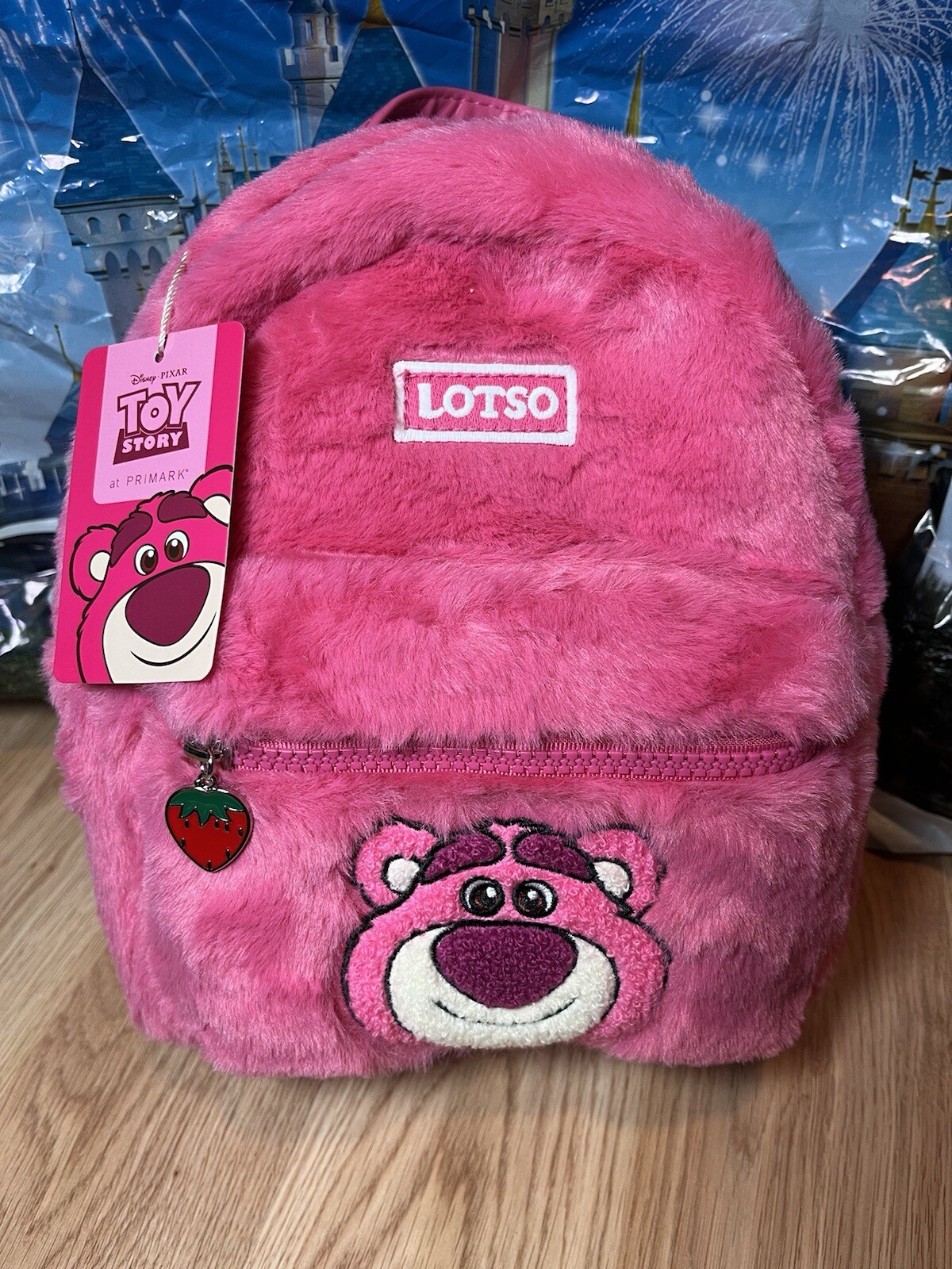 Disney Pixar Lotso Bear Toy Story Plush Backpack Primark Exclusive NWT