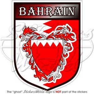 BAHRAIN Bahraini Shield - Arabic Bumper Sticker-Decal | eBay
