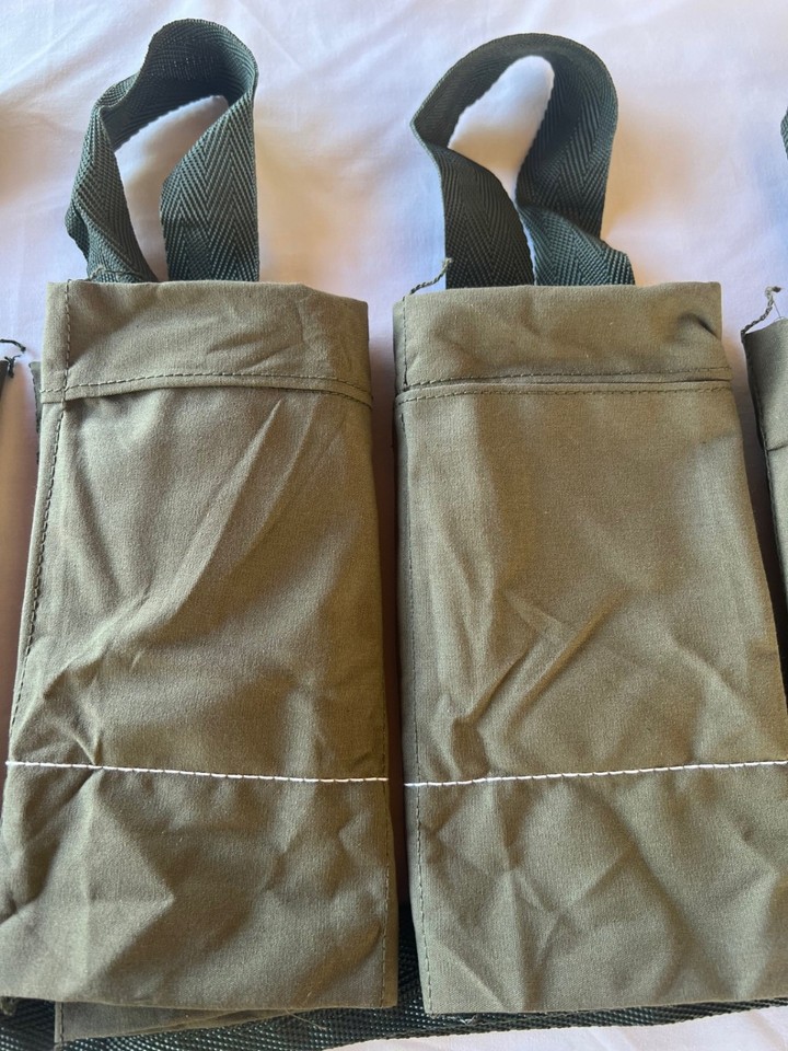 USGI Surplus .223 5.56, 5 each, Bandolier, cloth, 4 pocket, hold ammo ...