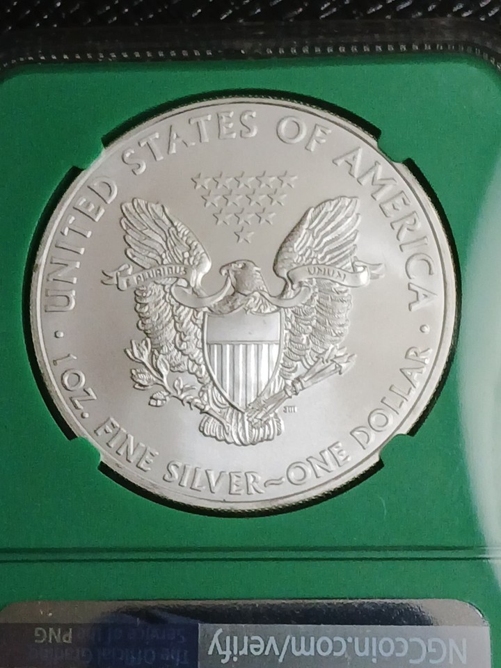 2009 American Silver Eagle - NGC - MS 69 From US Mint Sealed Box RARE ...