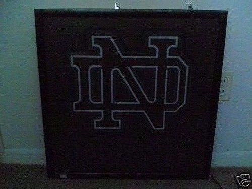 NIB: Large LED Notre Dame SIGN for Home Business Decor | eBay