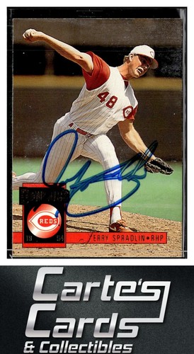 Jerry Spradlin 1994 Donruss #579 RC Cincinnati Reds TTM/IP Signed ...