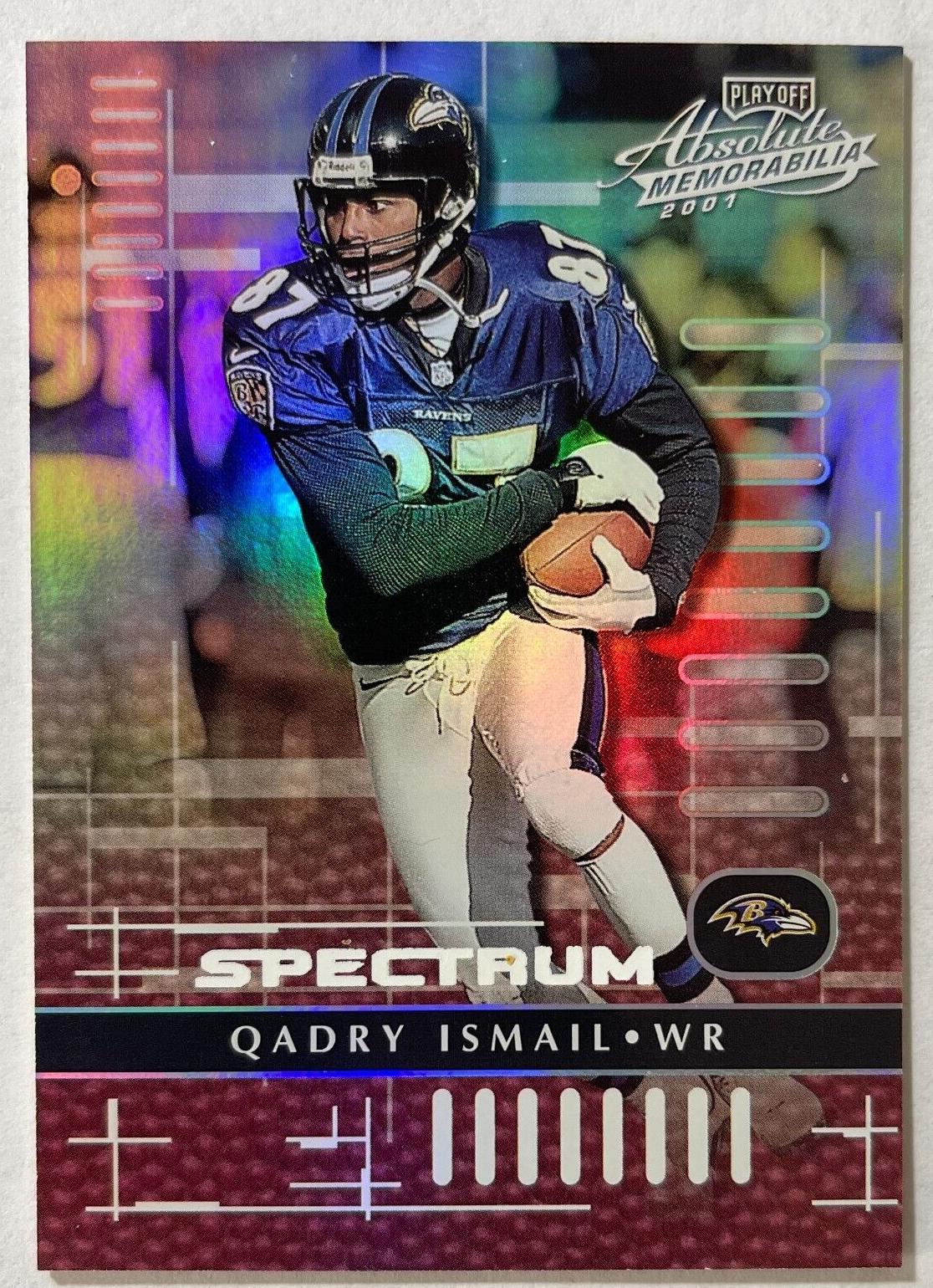 2001 Playoff Absolute Memorabilia - Qadry Ismail #7 Spectrum /10 for ...