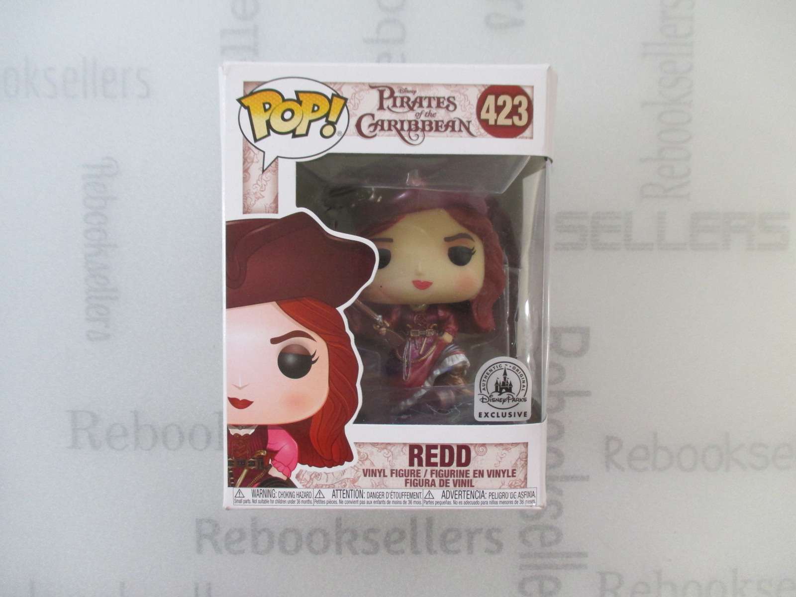 Funko Pop! Disney Pirates of The Caribbean Redd Disney Parks Exclusive ...