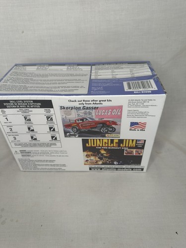 Atlantis Models 1:25 1971 Jungle Jim Camaro Funny Car Plastic Model Kit ...