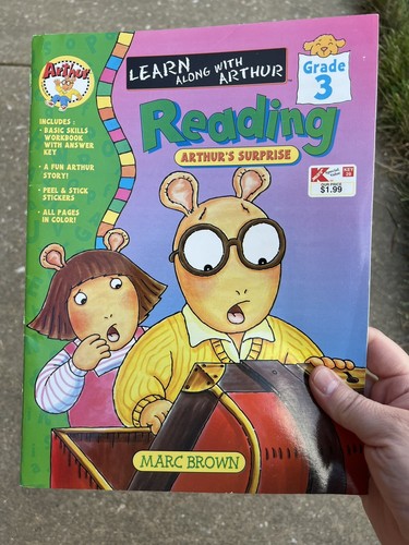 Learn Along With Arthur GRADE 3 READING Marc Brown Vintage Homeschool ...