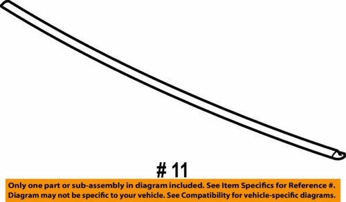 75531-60040 Toyota Moulding, windshield, outer upper 7553160040, New ...