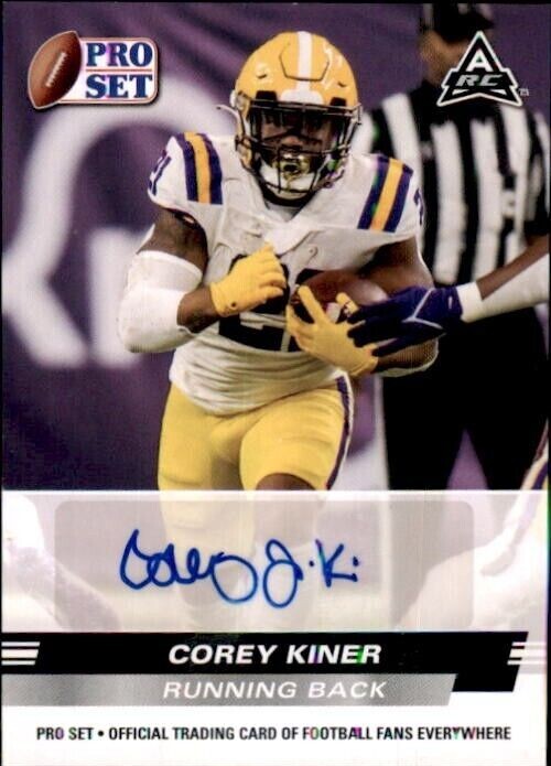 2022 Leaf Pro Set Draft - Autographs Corey Kiner #PSA-CK3 (AU, RC) for ...