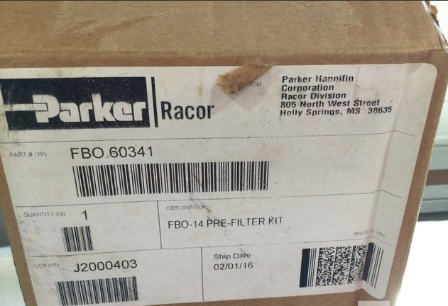 Parker HANNIFIN Racor Fuel Filter 25 MICRON FBO Filtration 60341 FBO-14 ...