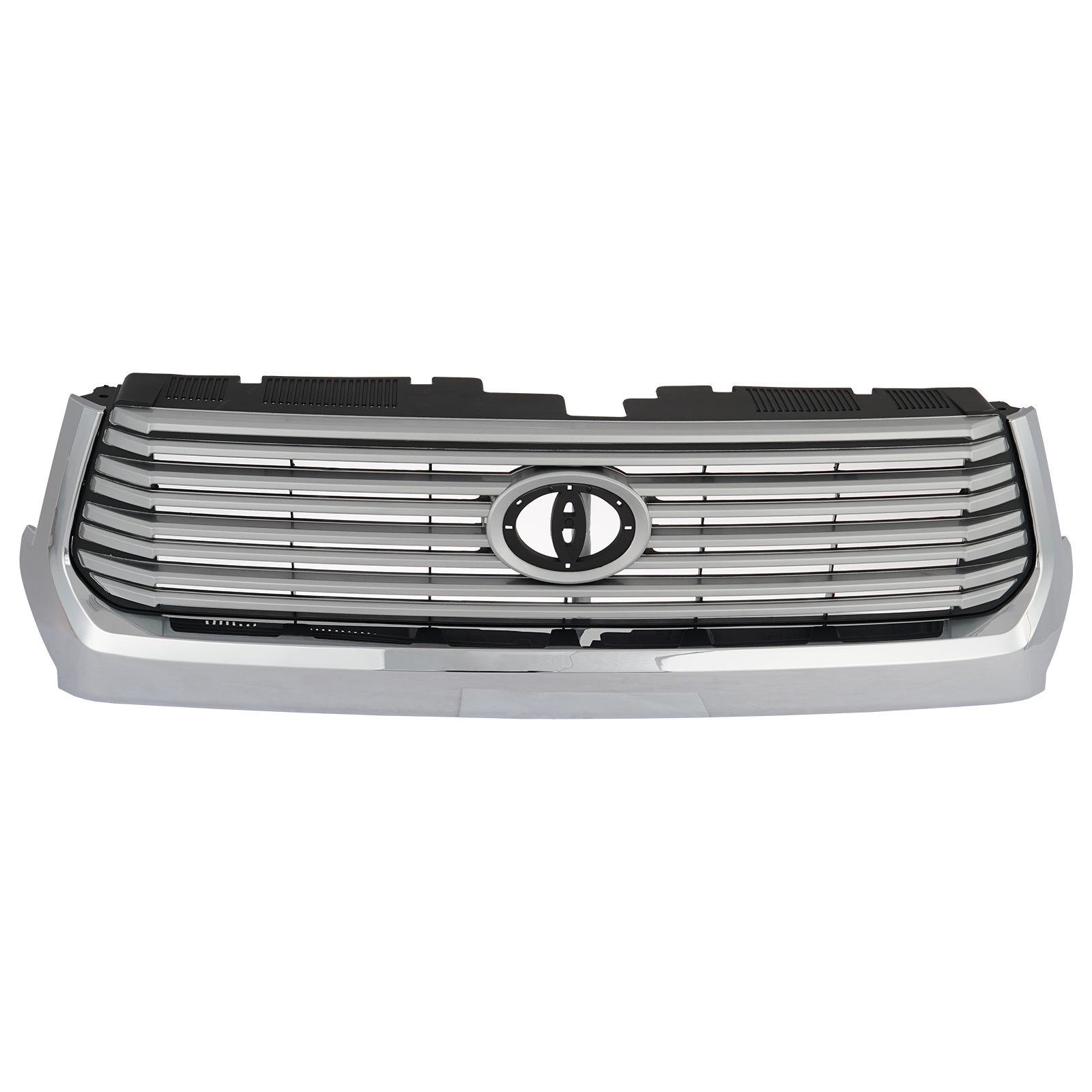 For Toyota Tundra 2014-2017 Front Grille Grill Chrome / Silver Shell ...