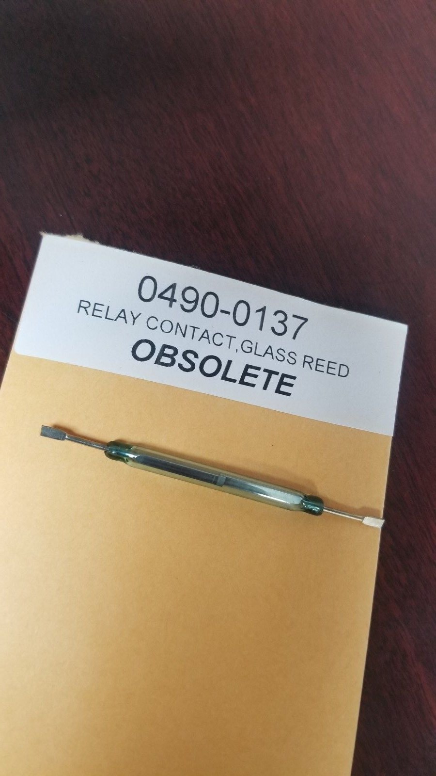 HP 0490-0137 Glass Reed Relay NEW! | eBay