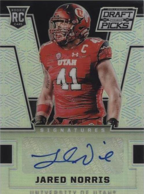 2016 Panini Prizm Collegiate Draft Picks - Draft Picks Jared Norris #264 Silver Prizm Autographs ...