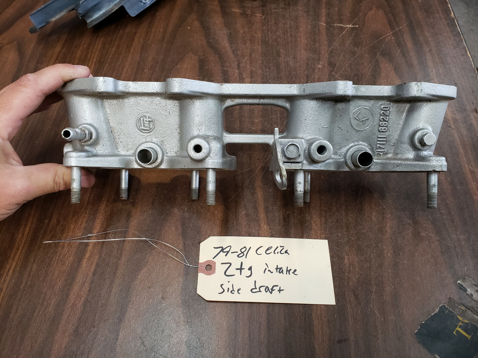 Toyota Corolla Celica 2TG 79 80 81 SIDE DRAFT INTAKE MANIFOLD 17111 ...