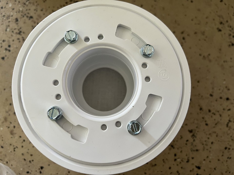 PVC Drain Flange Coupling for Tile Floor Signature Hardware 39922 ...