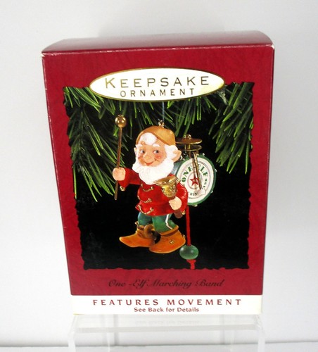 Hallmark Keepsake Ornament 1993 One Elf Marching Band Christmas New | eBay