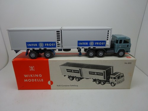 WIKING : Magirus Camion Conteneur " Inter Frost " IN Oct Nr.522 (SSK0 ...