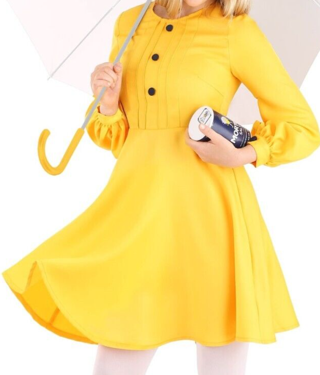 Morton Salt Costume Adult Morton Salt Girl Costume | Official Womens