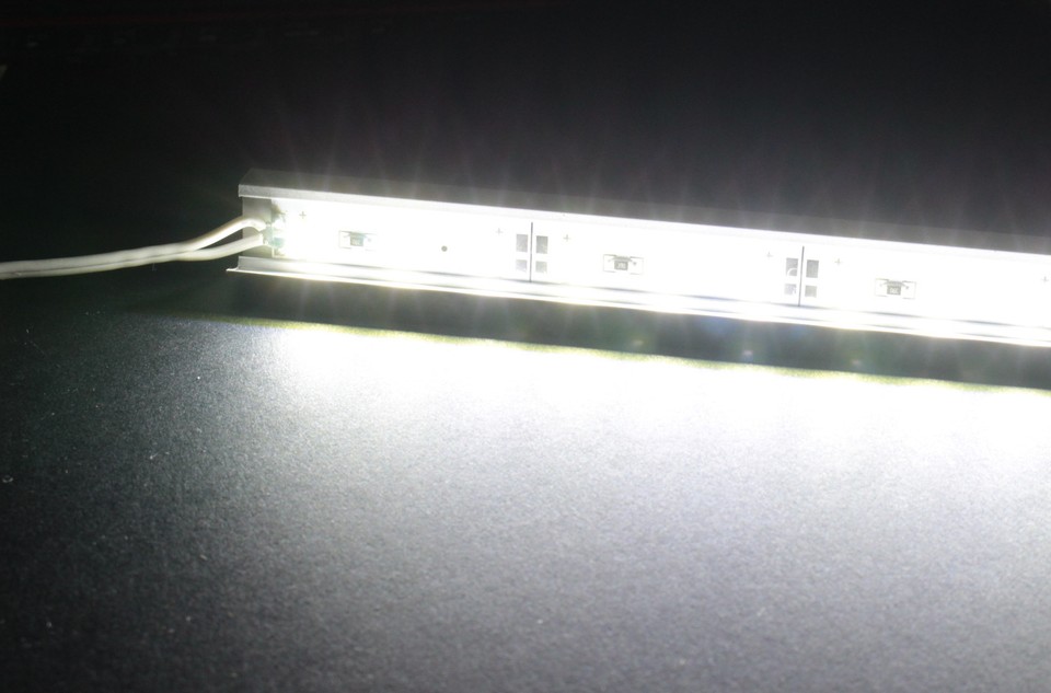 40" 1m 12V 72 LED 5630 Aluminum Shell Strip Super Bright Under Cabinet ...