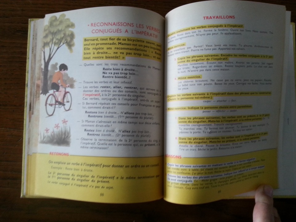 grammaire CE1 CE2 G.Villars J.Marchand & G.Vionnet Hatier éditeur 1965 ...