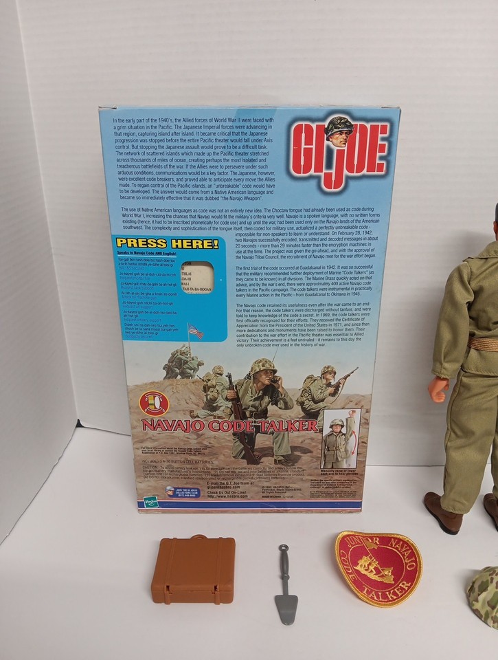 Gi Joe Navajo Code Talker Complete Open Box | eBay