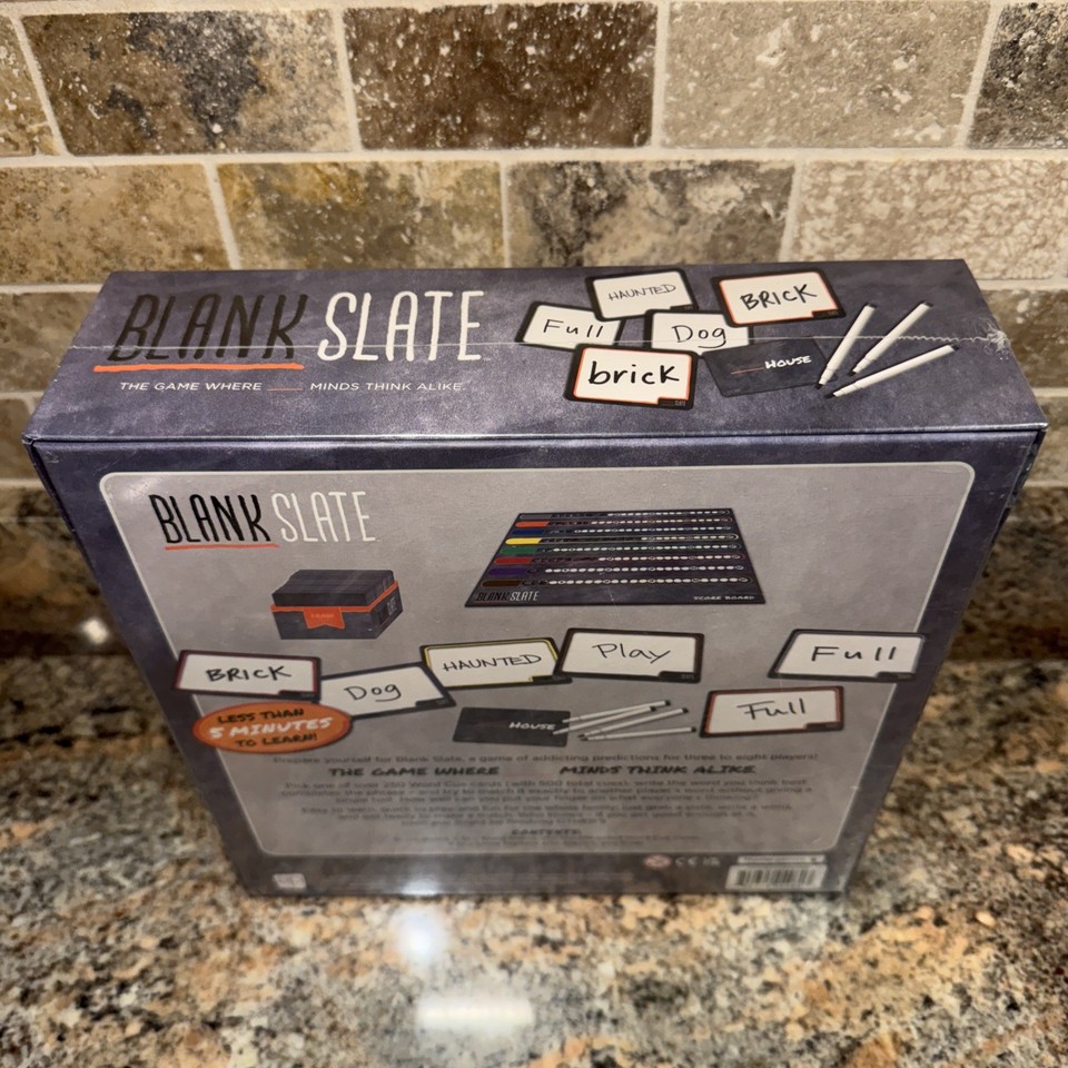 Blank Slate - The Game Where Great Minds Think Alike - New - Sealed Box ...