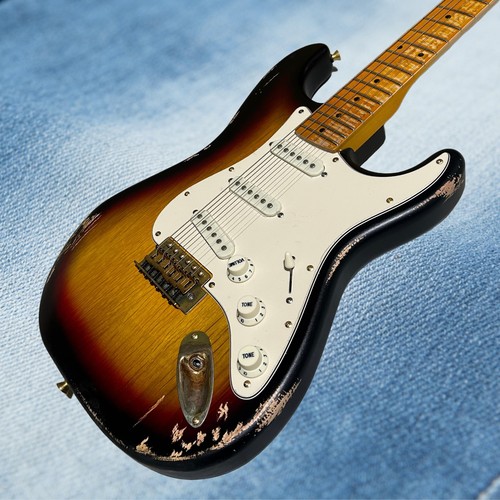 Relic ST Electric Guitar Vintage Sunburst Color Maple Fretboard Golden ...