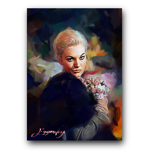 Kim Novak #12 Art Card Limited 31/50 Edward Vela Signed (Movies Actress ...