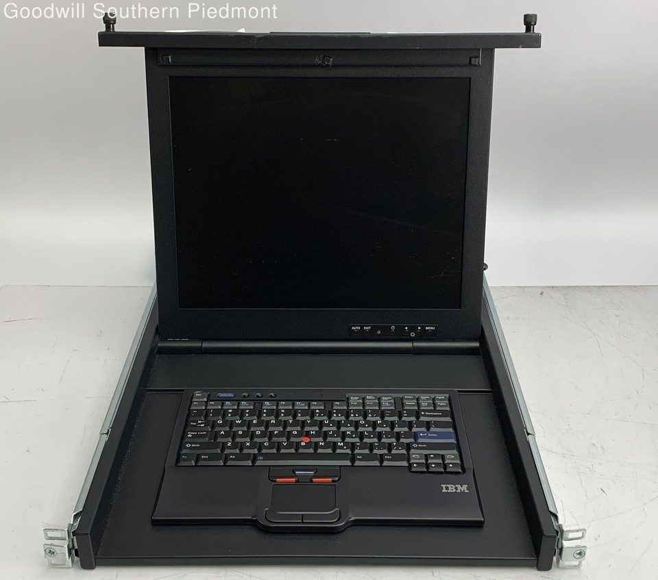IBM Rack Mount KVM Monitor with Keyboard 7316-TF3 - Tested | eBay