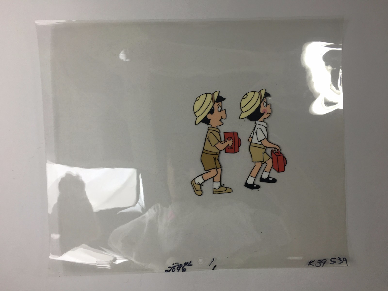 Cheerios Kid & Sue Lot (2) 1973 Rare Production Cel Animation Bill ...