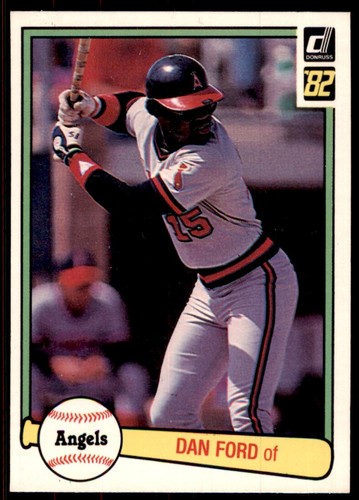 1982 Donruss Baseball Card Dan Ford California Angels #468 | eBay
