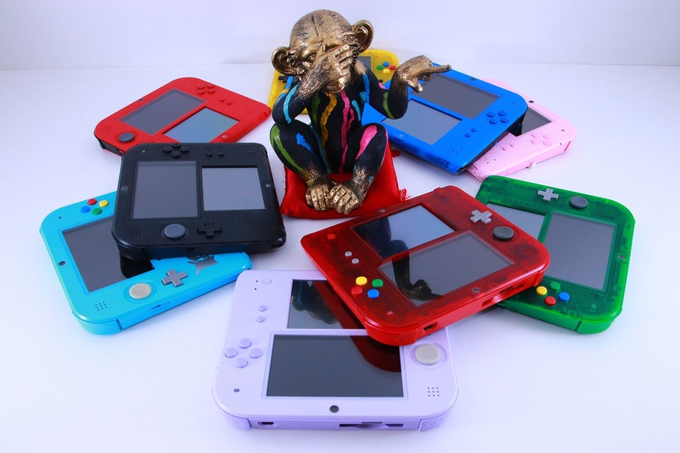 Nintendo 2DS Choice Variation Color & 3Rank With Charger【1Day Shipping ...