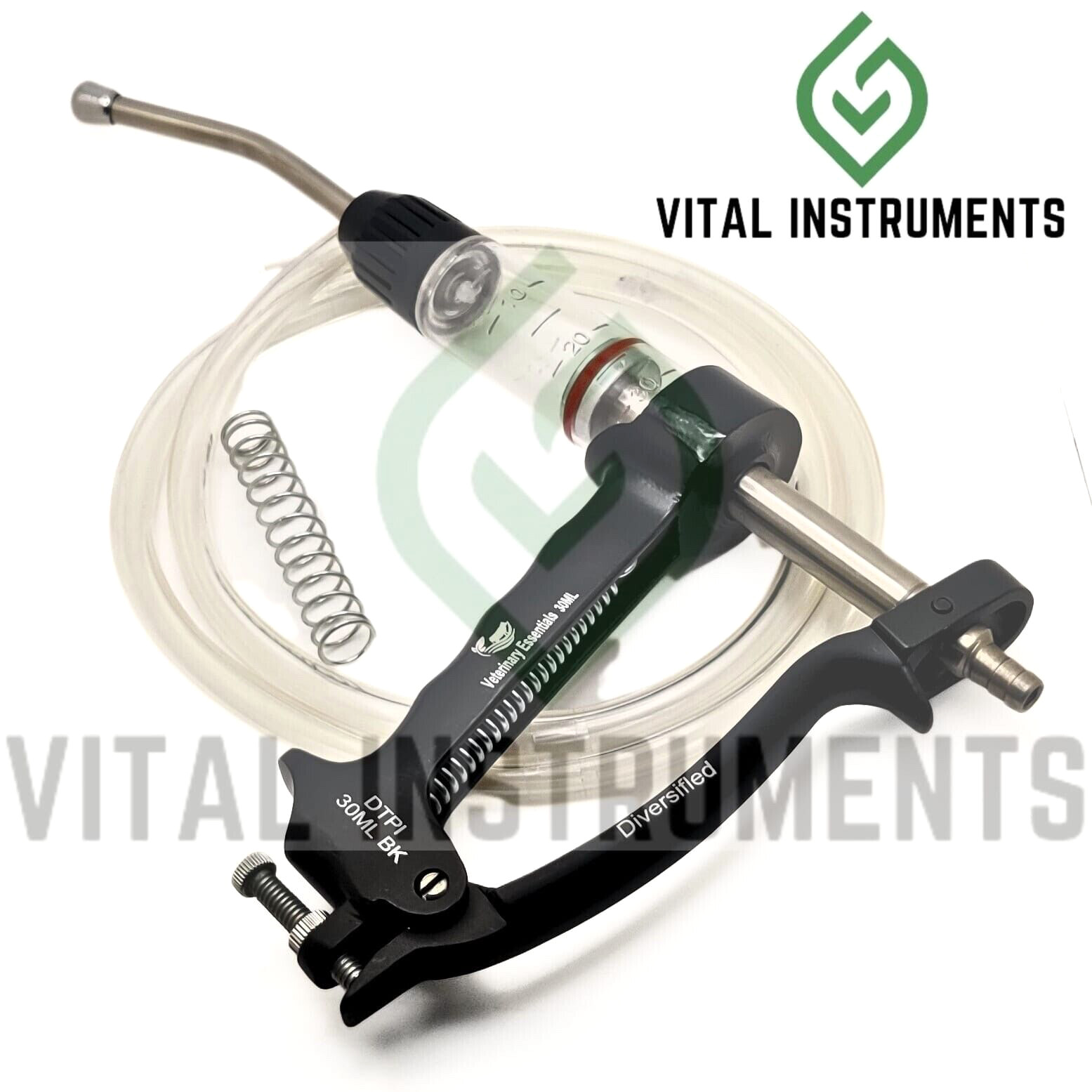 Automatic Drenching Vaccination Dose Gun Syringe 30mL Livestock ...