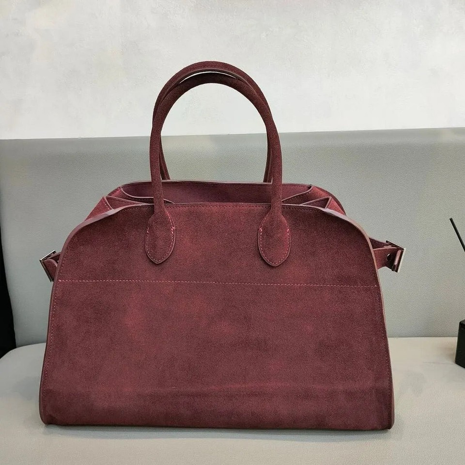 Genuine Leather Bag Luxury Suede Top Handle Designer Tote Bag | eBay UK