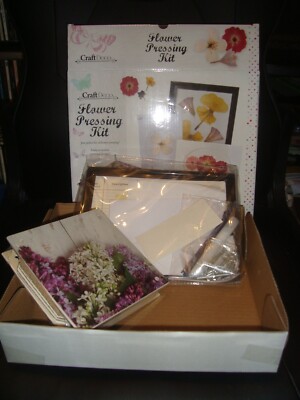 Craft Deco Flower Pressing Kit Brand New In Box, Crafts, Flowers, Gift ...
