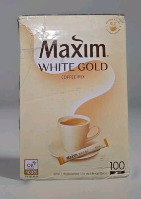Maxim White Gold Coffee Mix Stick 100T 50T 20T Korean Instant Coffee | eBay