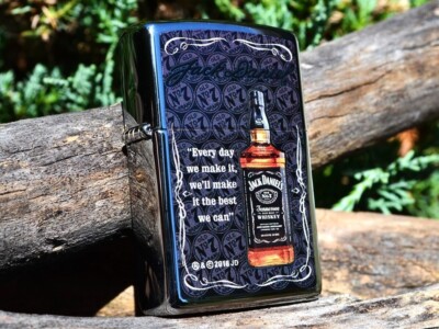 Jack Daniels Slogan Zippo Lighter - Old No. 7 - Tennessee Whiskey ...