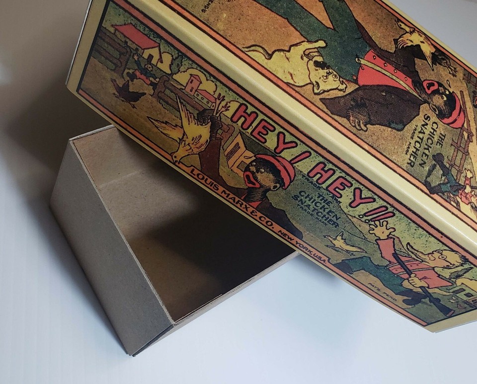 Marx Hey Hey The Chicken Snatcher Empty Box for Tin Wind Up Toy | eBay