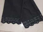 NEW Ruby Road Women Cropped Pants Capris Size 12 Black Cotton Stretch ...