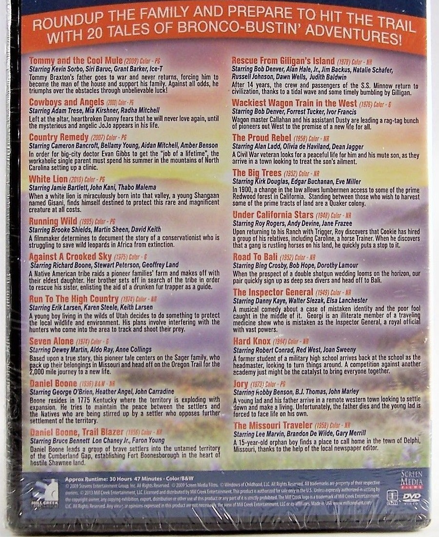 20movie DVD RUNNING WILD Brooke SHIELDS Martin SHEEN DANIEL BOONE ...