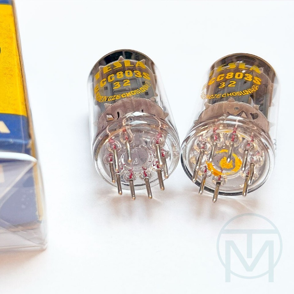 2x TESLA ECC803S (CV4004 7025 ~5751) Long Plate lk Siemens E83CC, NOS ...