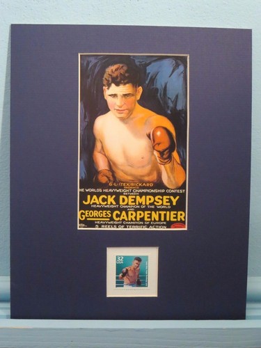 Jack Dempsey vs. Georges Carpentier honored by the Jack Dempsey stamp ...