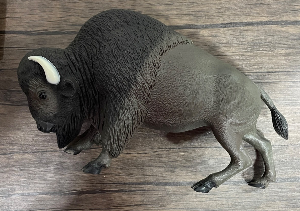 Marx Johnny West - Buffalo figure with box (Canadian) | eBay