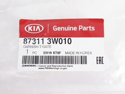 Genuine OEM Kia 87311 3W010 Tailgate Trim 11-16 Sportage (Models w ...