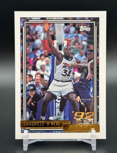 1992-93 Topps Shaquille O'Neal Gold RC Rookie Card #362 Magic Lakers ...