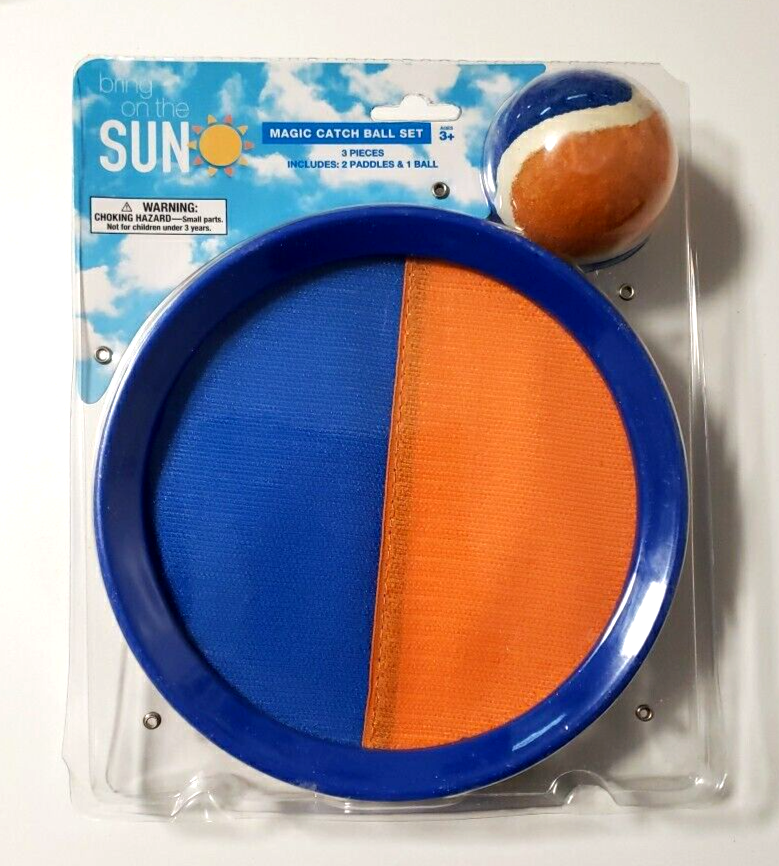 NEW Paddle Magic Catch Ball Set Toss & Catch Sports Game Set of 2 ...